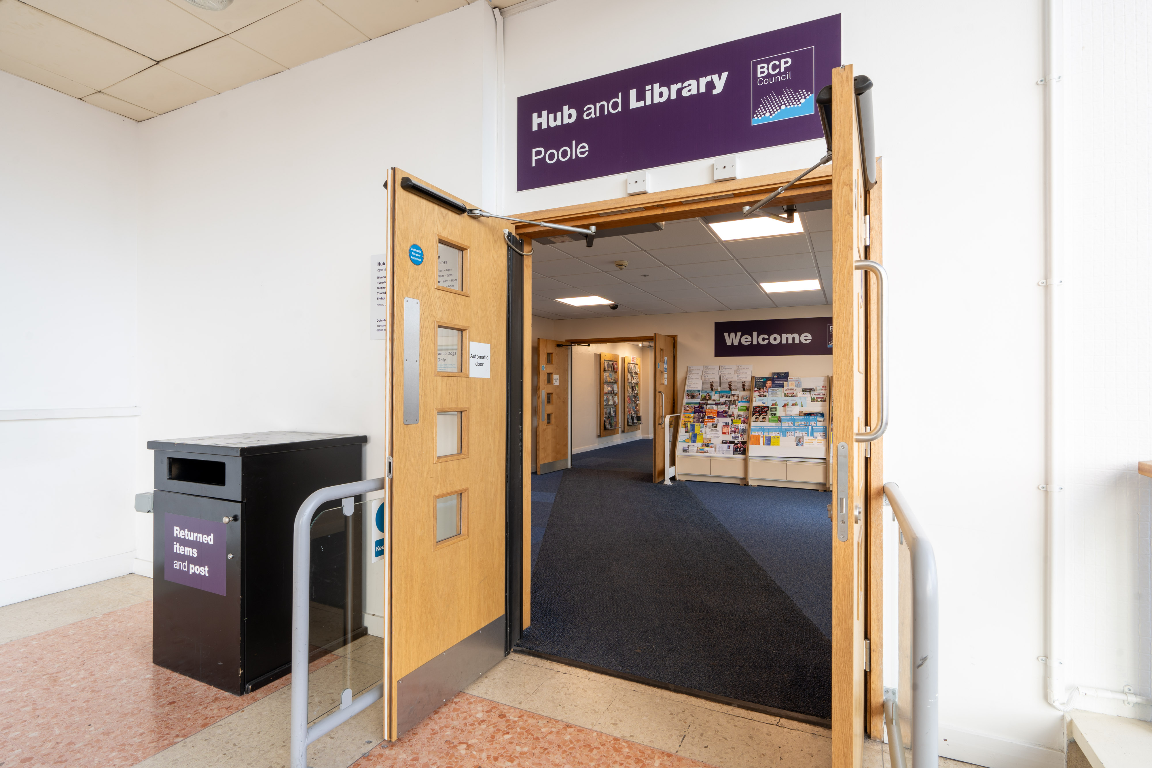 BCP Council office shut after RAAC found in roof above Poole Library